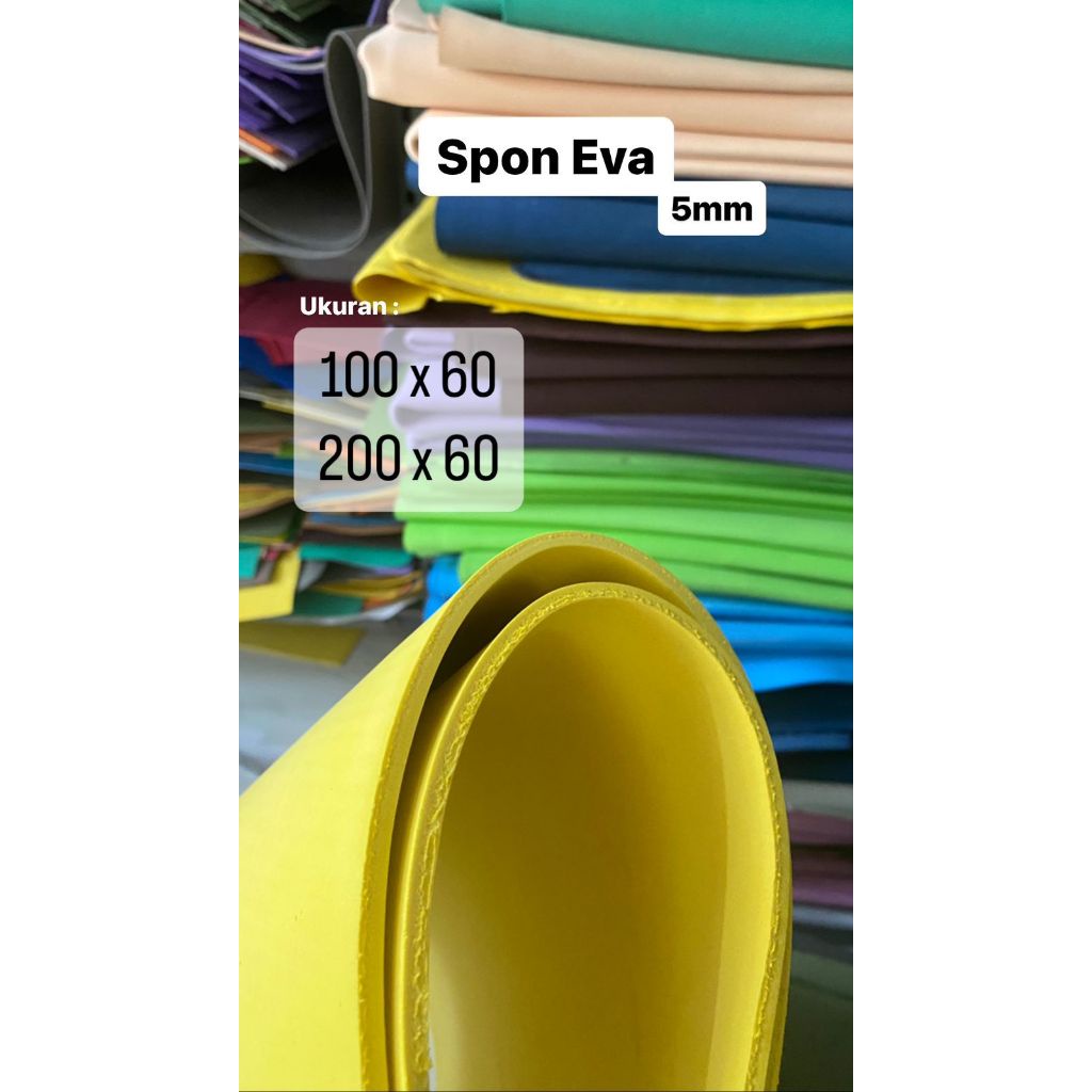 Jual Ready spons eva EVA Foam / Spon Ati 5mm spons eva 5mm media kreasi ...