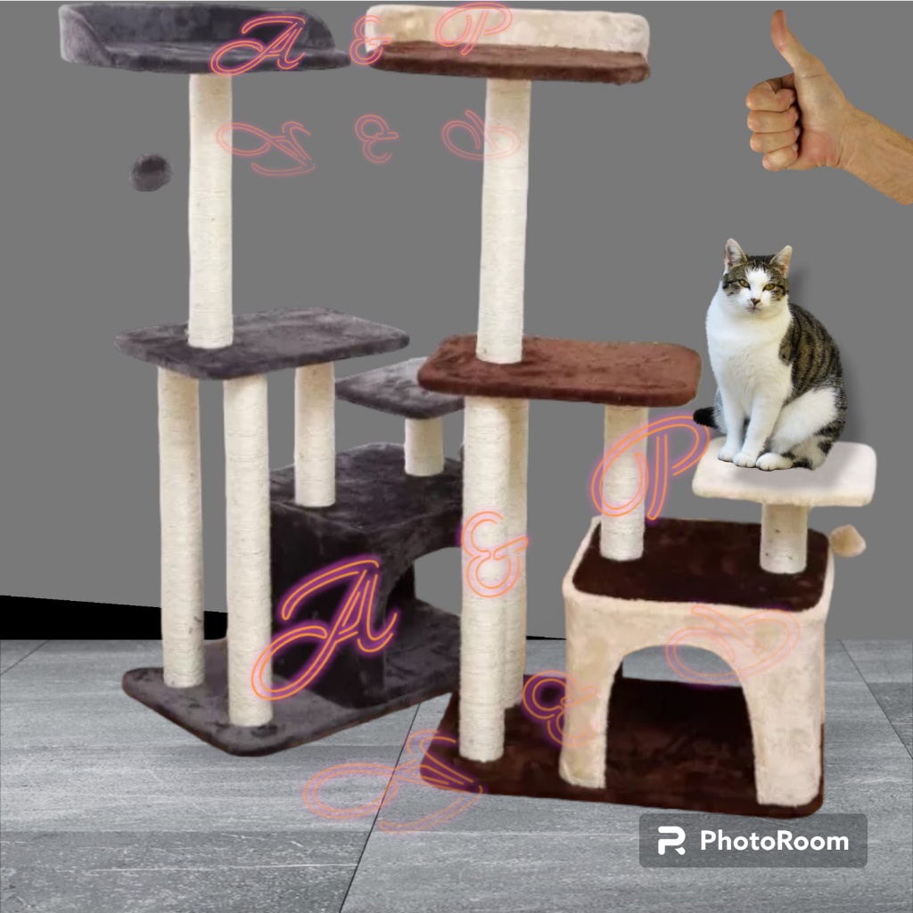 Jual Cat Condo, Rumah Kucing interaktif 5tiyang sopah atas rumah kucing ...