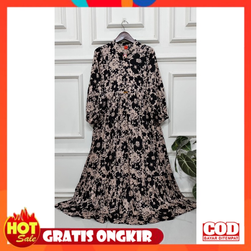 Jual KAIN ADEM HALUS TEBAL / Gamis leopard standar jumbo/ gamis motif ...