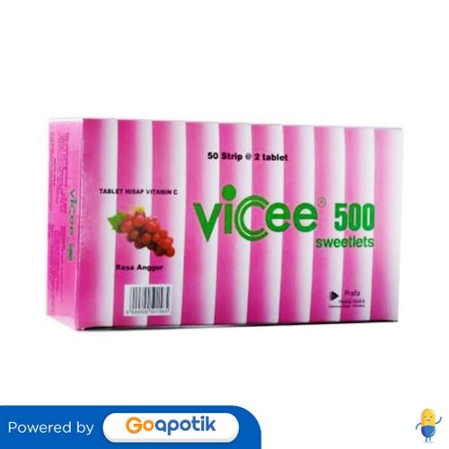 Jual Vicee 500 Rasa Anggur Box 100 Tablet | Shopee Indonesia