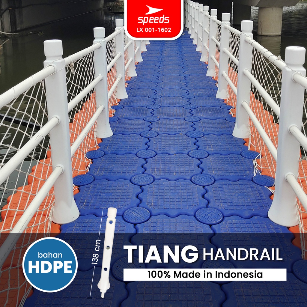 Jual SPEEDS Handrail Tiang Kubus Apung Bahan HDPE 138cm Dermaga Apung 3 ...