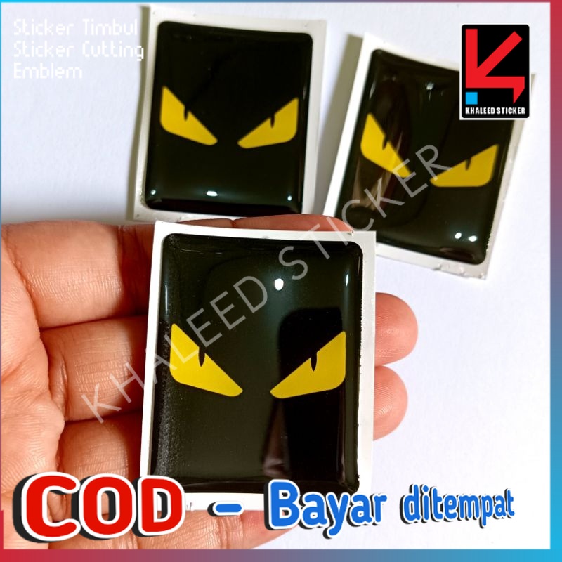 Jual Emblem vespa logo Fendi monster Stiker timbul aksesoris motor Hp ...