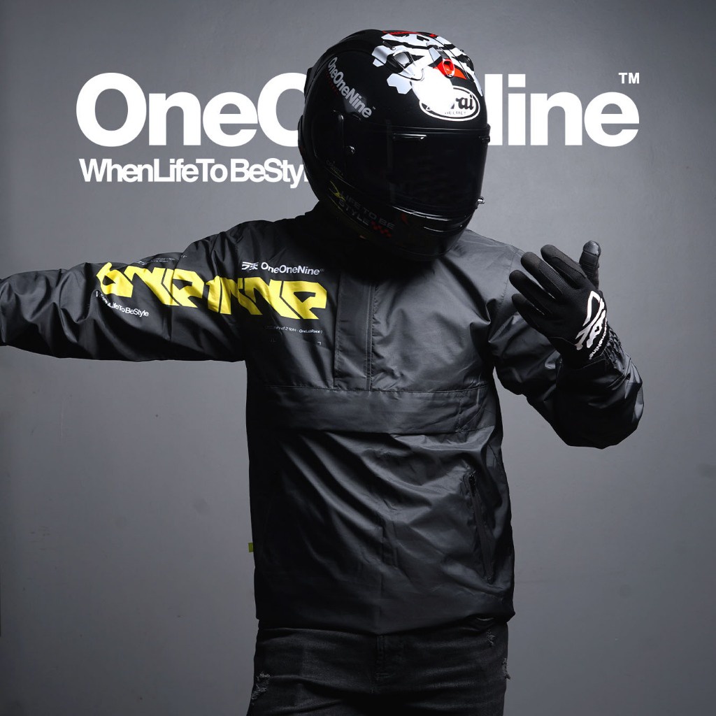 Jual JACKET BIG POCKET REX BLACK YELLOW SERIES ONEONENINE ORIGINAL ...