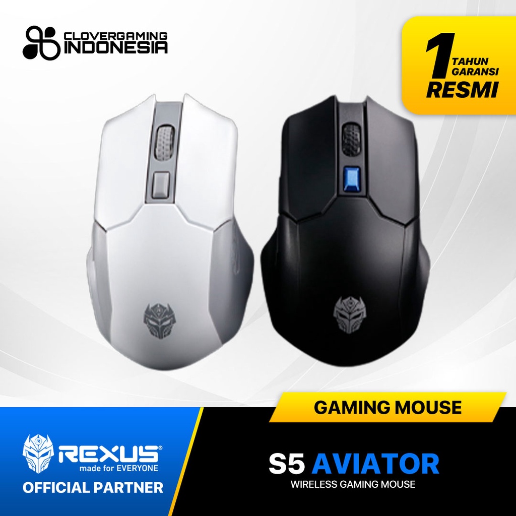 Jual Rexus Xierra S5 Aviator Wireless - Gaming Mouse Original Resmi ...