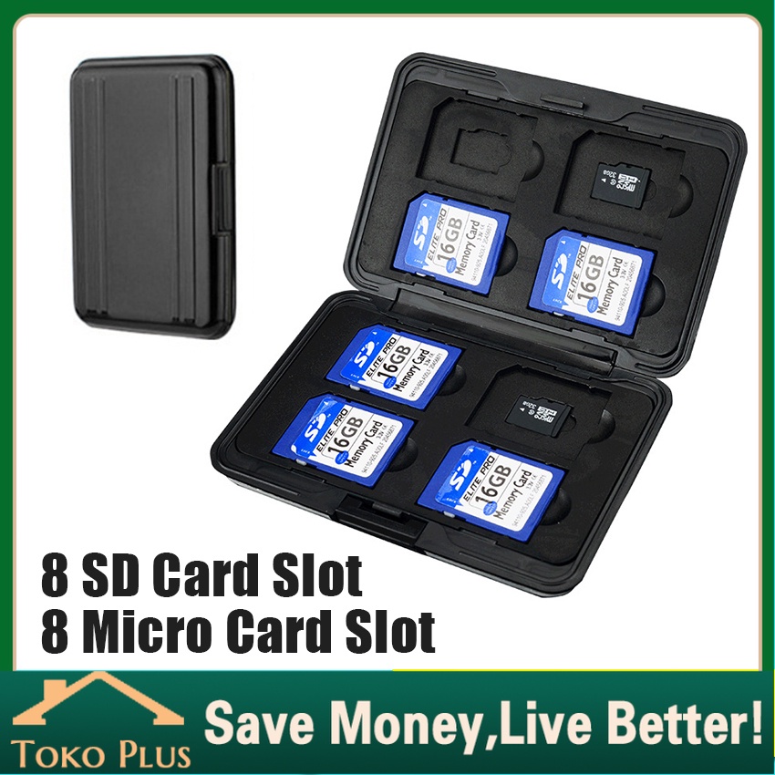 Jual Case / Box Tempat Penyimpanan Memory Memori Card for SD & TF Card ...