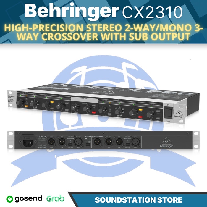 Jual BEHRINGER SUPER-X PRO CX2310 V2 3 Way Crossover with Subwoofer ...