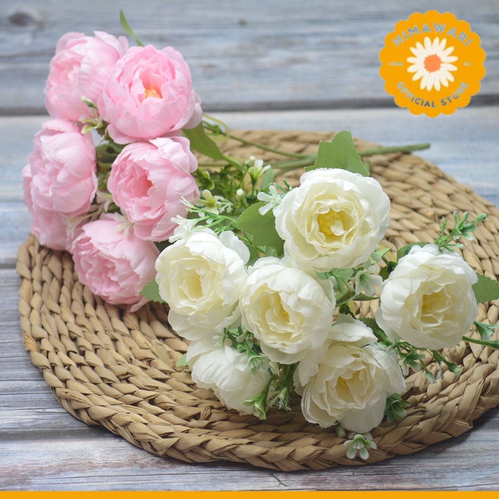 Jual HIMA - Bouquet bunga P96 NAMPEO Mawar Peony Enam Kepala Kombinasi ...