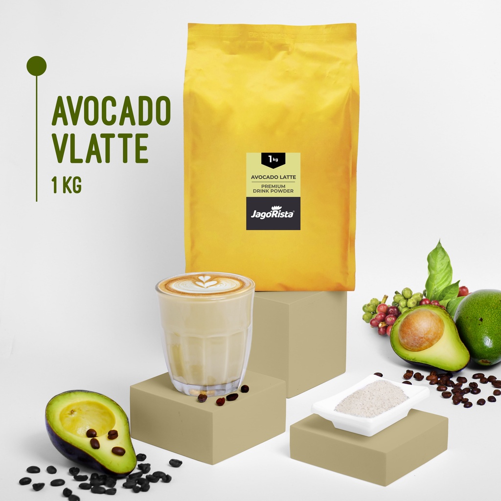 Jual Jagorista - 1 KG Premium GOLD Avocado Latte ( Bubuk Minuman ...