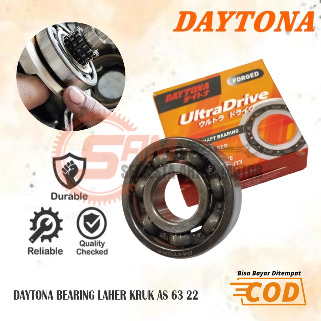 Jual Laher Daytona 63/22 Bearing Kruk As Crankshaft Ultra Drive Motor ...