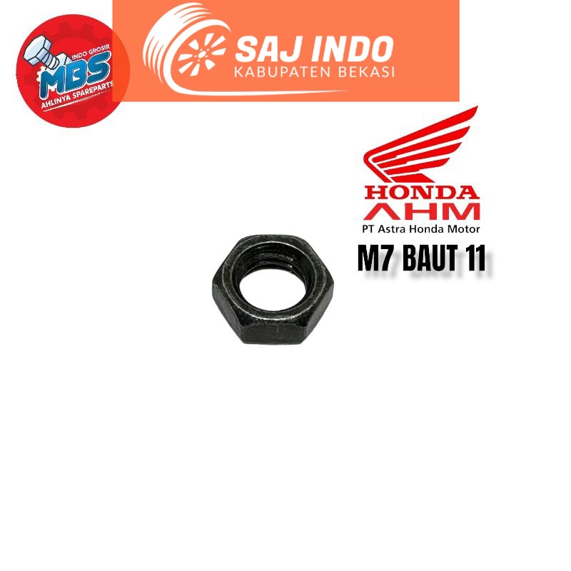 Jual 26 NUT M7 BAUT 11 mur BAUT BLOK HEAD DALEM HONDA ORIGINAL | Shopee Indonesia