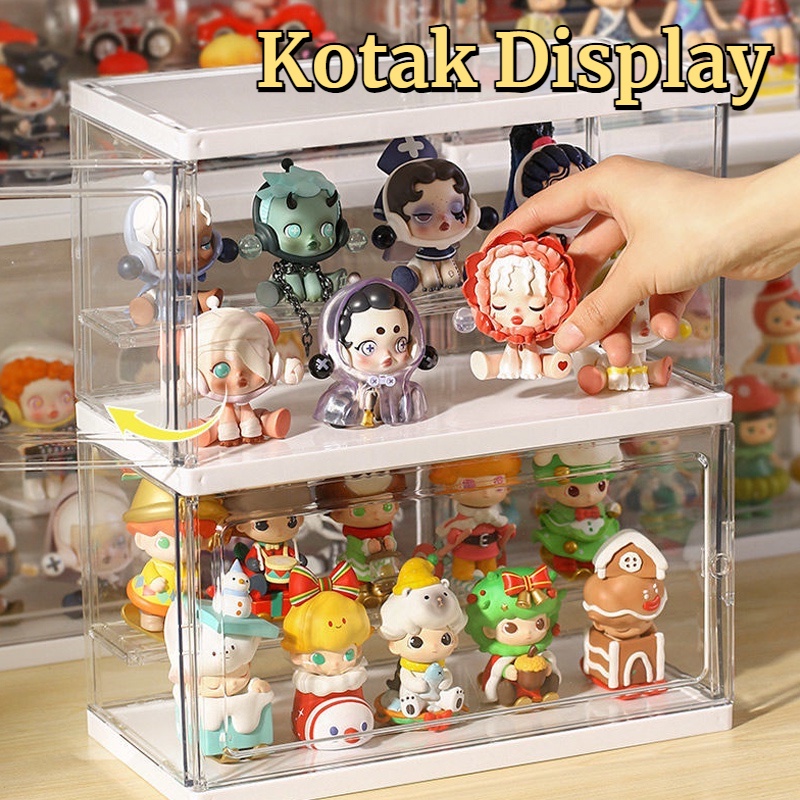 Jual Rak Pajangan Akrilik Transparan Storage Display Box Pengatur ...