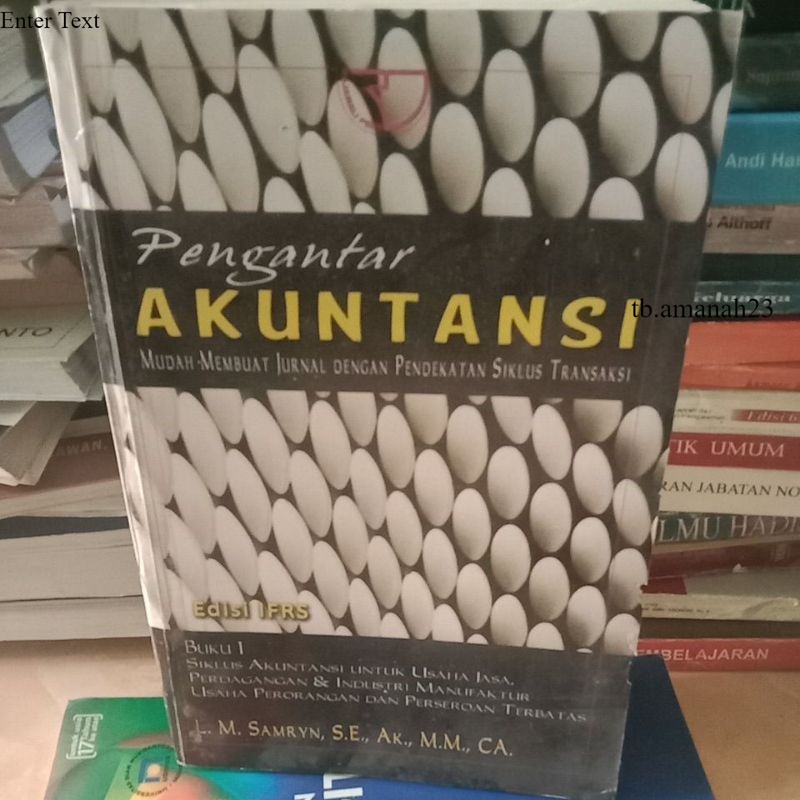 Jual Buku Pengantar Akuntansi Edisi Ifrs By L. M. Samryn | Shopee Indonesia