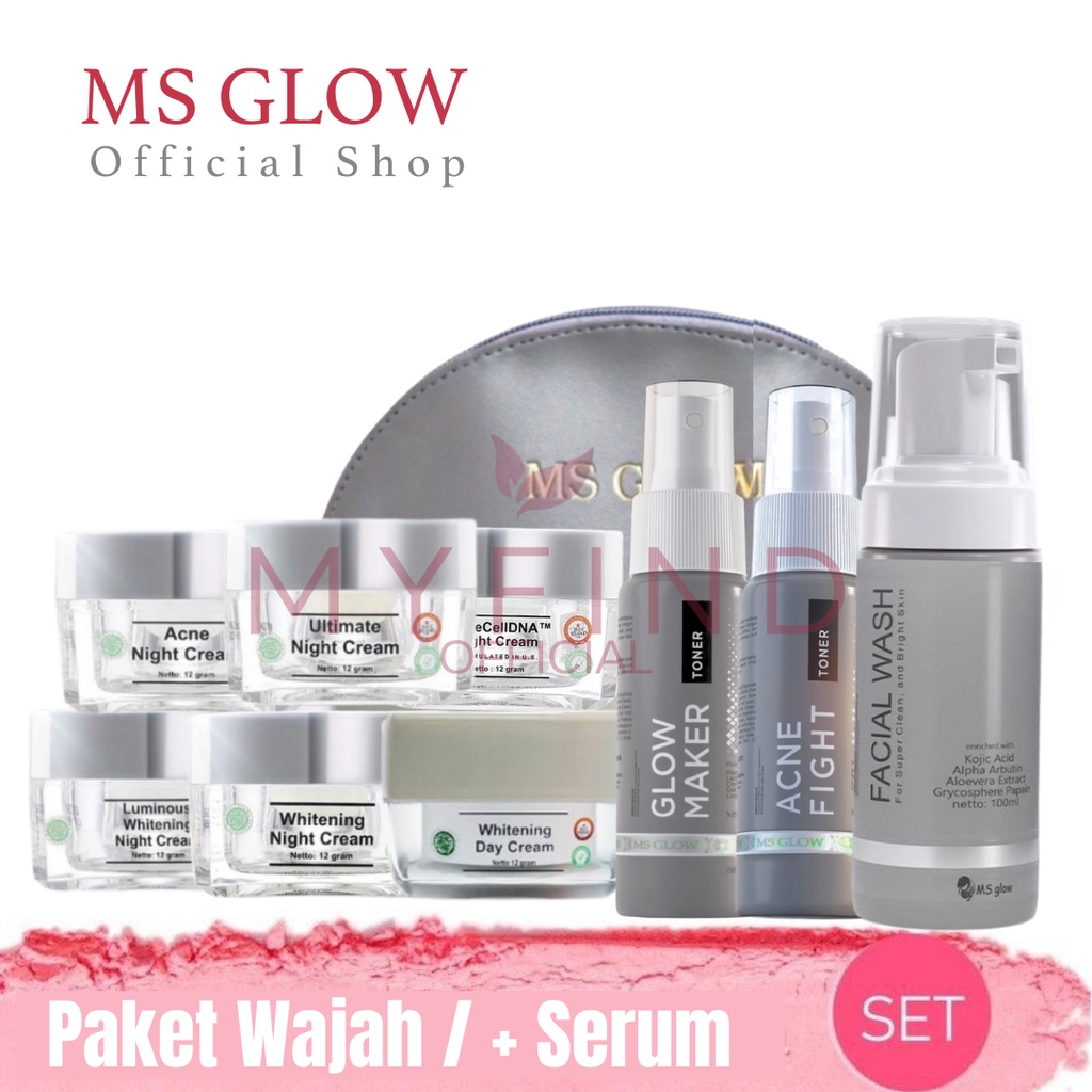 Jual MS GLOW SKINCARE/MS GLOW BEAUTY/MS GLOW PERAWATAN WAJAH | Shopee Indonesia