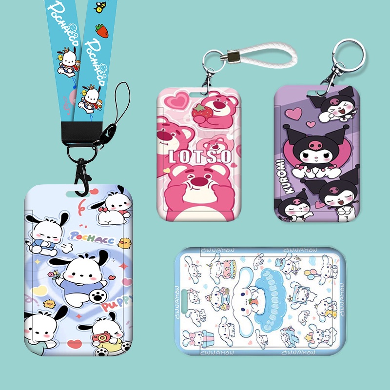 Jual Sanrio Cute Animation series Tempat kartu / ID card holder /flash ...