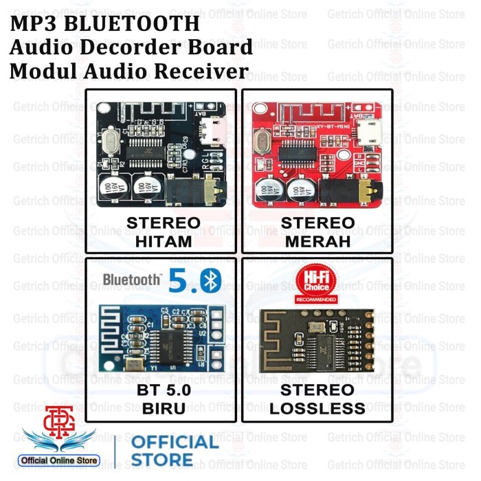 Jual Mini Modul Bluetooth HIFI Stereo Audio Receiver Module Board Micro ...