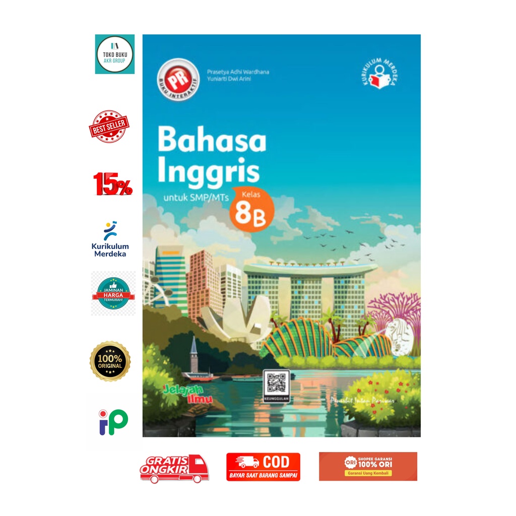 Jual Buku PR/LKS interaktif BAHASA INGGRIS SMP Kelas 8 Semester 2 Kurikulum Merdeka Tahun 2024 ...