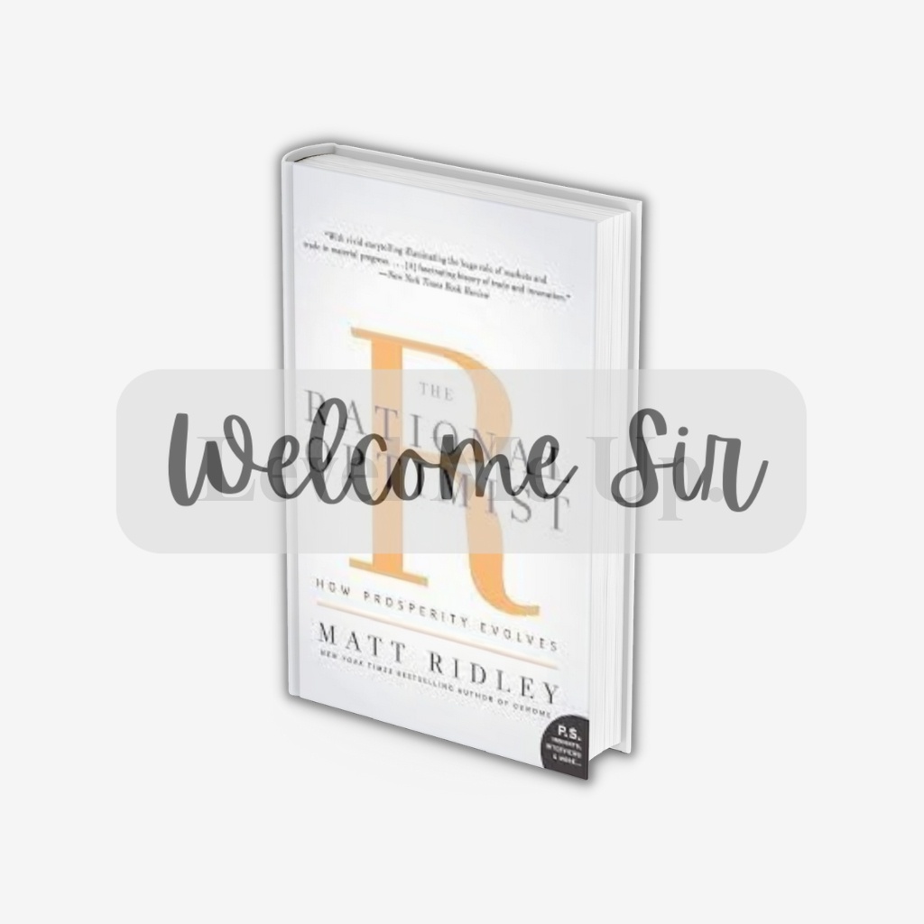 Jual The Rational Optimist How Prosperity Evolves Matt Ridley | Shopee ...