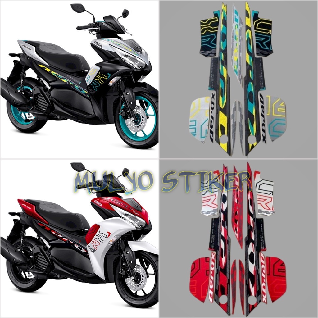 Jual Striping Stiker Polet motor Yamaha Aerox rc 155 2023 2024 body ...