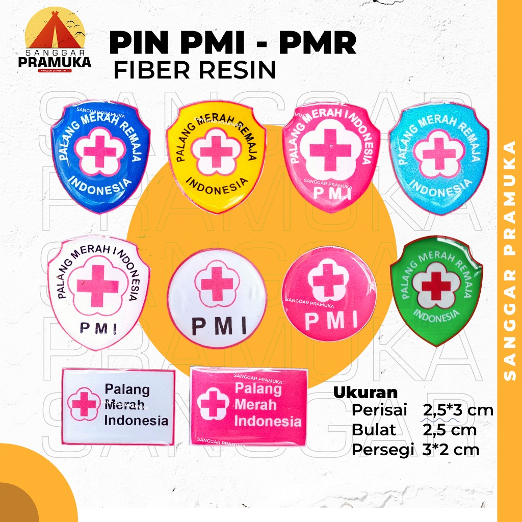 Jual Pin PMI dan PMR / Pin Pmi / Pin Pmr / Pin Palang Merah | Shopee ...