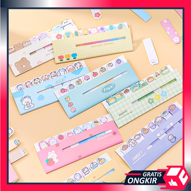 Jual Gratis Ongkir - S6155 Pembatas atau Penanda Buku / Sticky Notes ...