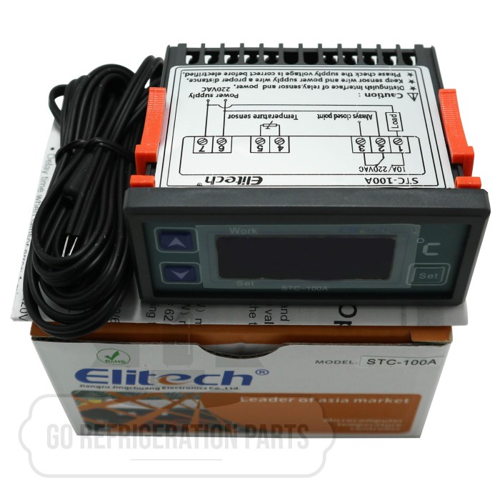 Jual Thermostat Digital Stc 100 A Temperature Controller Thermostat Digital Elitech Shopee