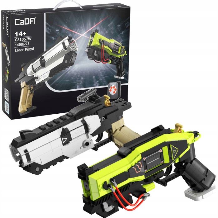 Jual Double E CaDA Bricks C81057W Laser Pistol Mainan Balok | Shopee ...
