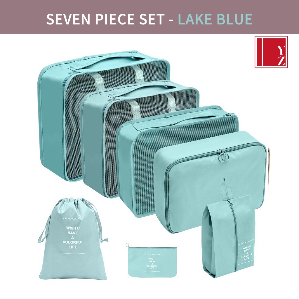 Jual 7in1 Tas Travel Organizer Storage Bag Luggage Bag Tas Packing ...