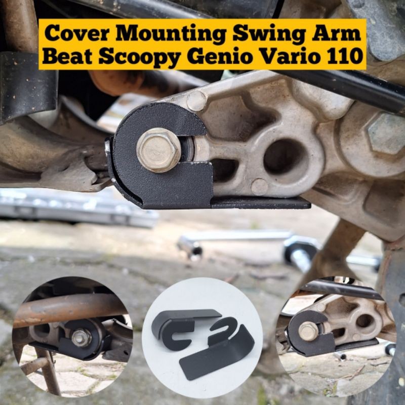 Jual Cover Pelindung Swing Arm Engine Mounting Beat Fi Karbu Esp Scoopy ...