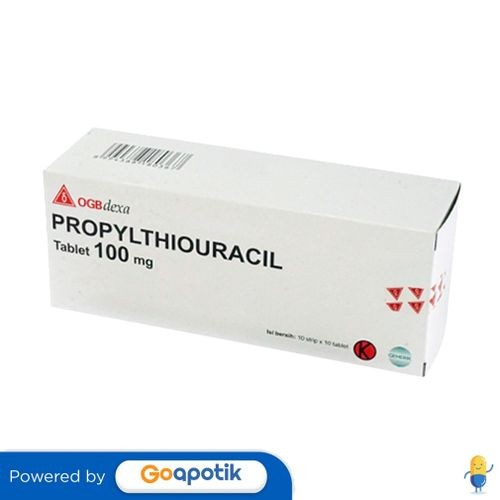 Jual Propylthiouracil Ogb Dexa Medica 100 Mg Box 100 Tablet ...