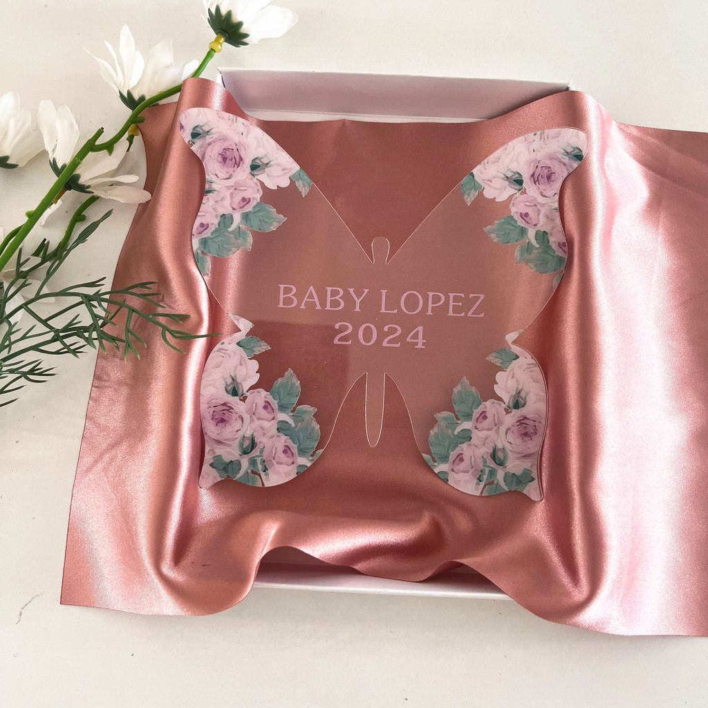 Jual 10PCS Custom Text Transparent Pvc Invitation Card for Wedding ...