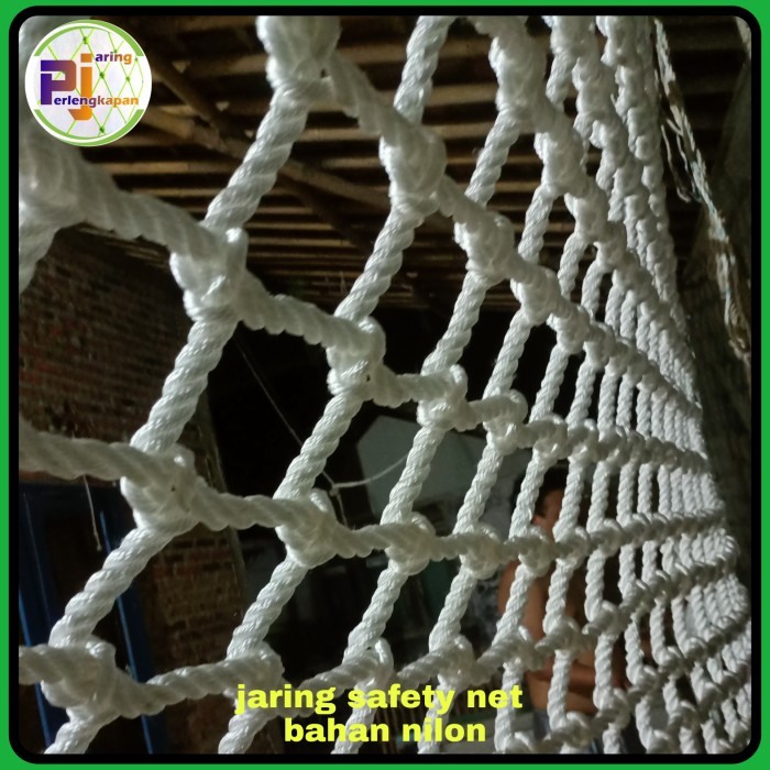 Jual jaring outbound jaring safety net bahan nilon 12mm | Shopee Indonesia
