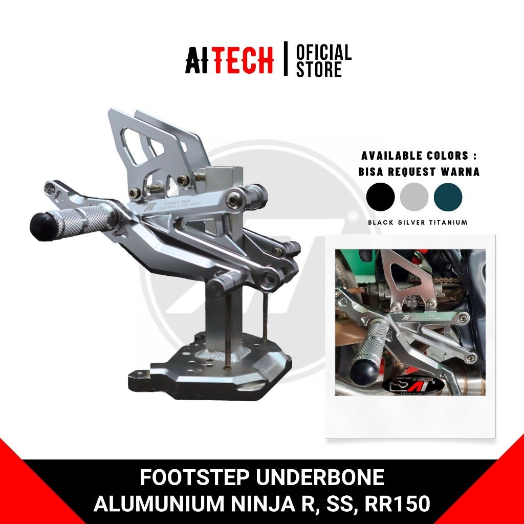 Jual Footstep Underbone Step Ub Ninja R RR Aitech | Shopee Indonesia