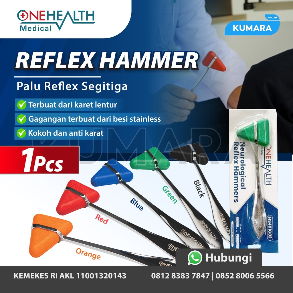 Jual ONEHEALTH - Reflex Hammer Segitiga / Palu Refleks HS-401G02 ...
