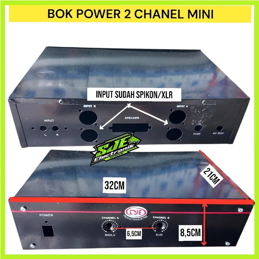 Jual BOK POWER 2 CHANEL BAHAN TEBAL Amplifier | Shopee Indonesia