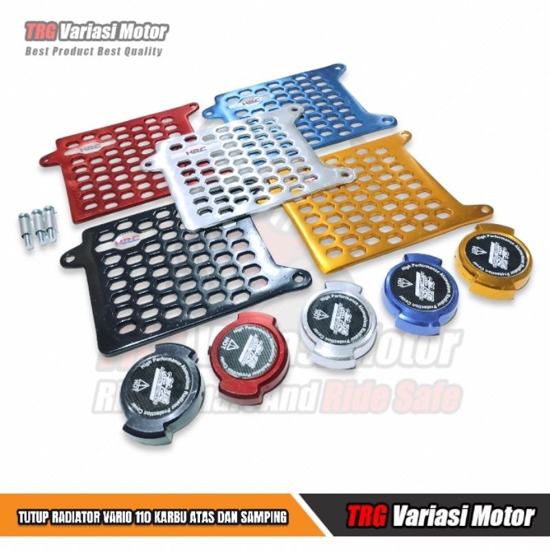 Jual Tutup Radiator Vario 110 Karbu Bagian Atas dan Samping Satu Set ...