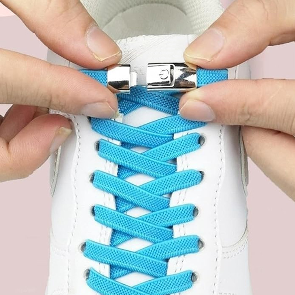 Jual OMO 1 Set Tali Sepatu GESPER Praktis Tanpa Ikat Simple Shoelace ...