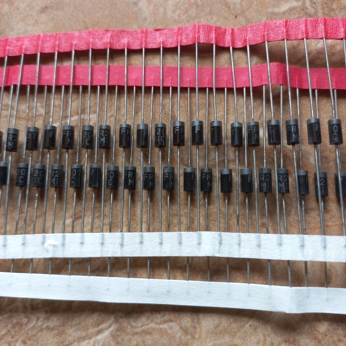 Jual Dioda FR207 Original FR 207 Diode Ultrafast MIC Roll Kertas ...