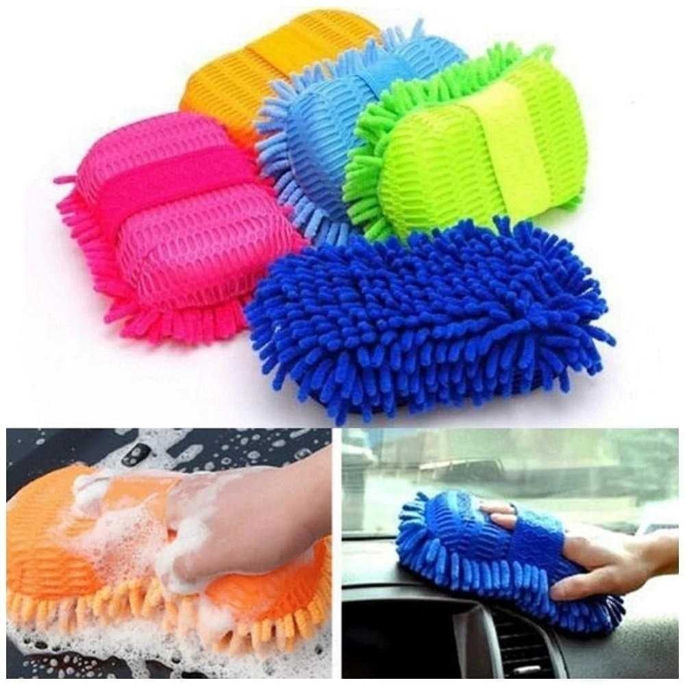 Jual Lap Microfiber Sponge Pembersih Cuci Mobil Motor / Spons Spon Lap ...