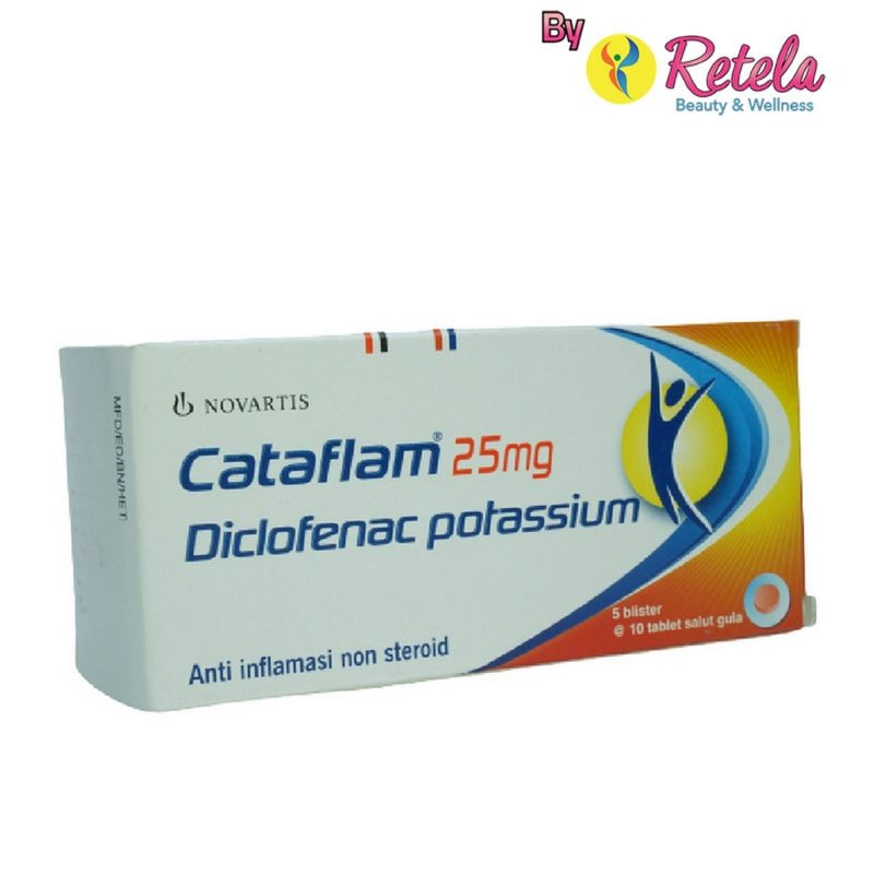 Jual CATAFLAM 25 MG 1 BLISTER 10 TABLET | Shopee Indonesia