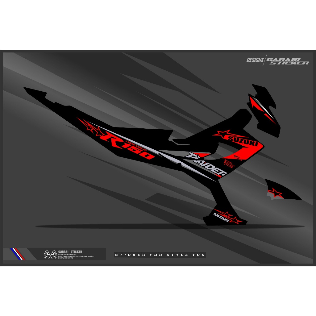 Jual Striping/Stiker Satria FU Facelift R150 Thai New Concept-1 ...