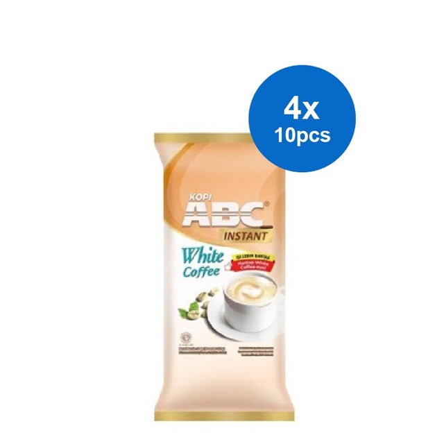 Jual ABC Instant White Coffee 10 x 20gr (4 pack) | Shopee Indonesia