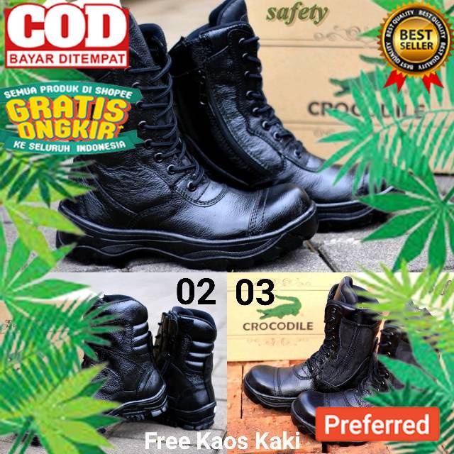 Jual SEPATU PDL MILITER BOOTS KUAT /Sepatu PDL Boot Pria MACHO Boots ...
