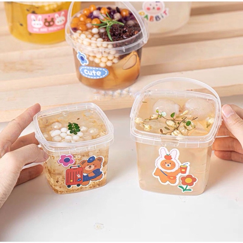 Jual Cup Ember Kotak / Cup Minuman Lucu / Gelas Minuman Ember | Shopee ...