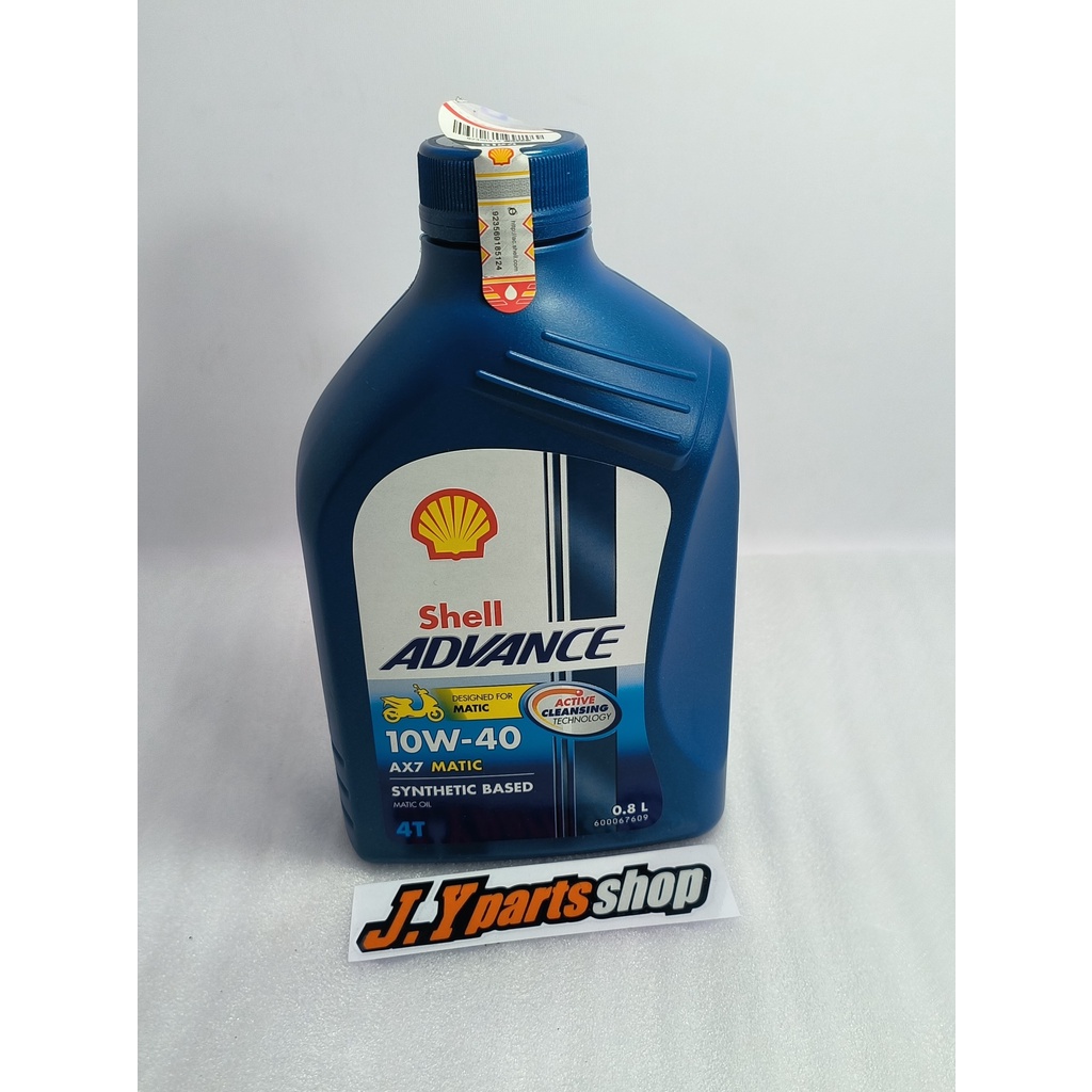 Jual OLI MESIN SHELL ADVANCE 4T AX7 MATIC 10W-40 800 ML | Shopee Indonesia