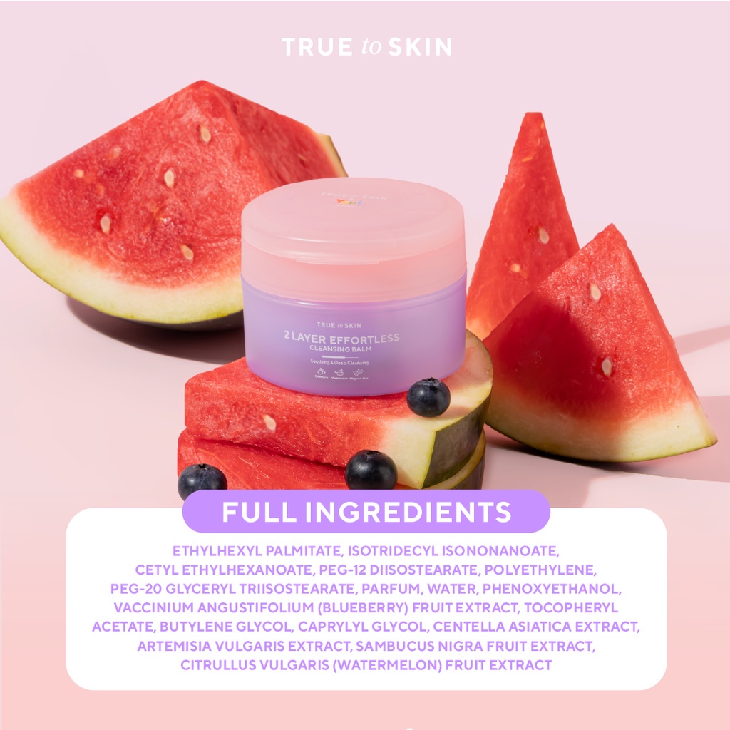 Jual True To Skin x YUPI 2 Layer Effortless Cleansing Balm | Shopee ...