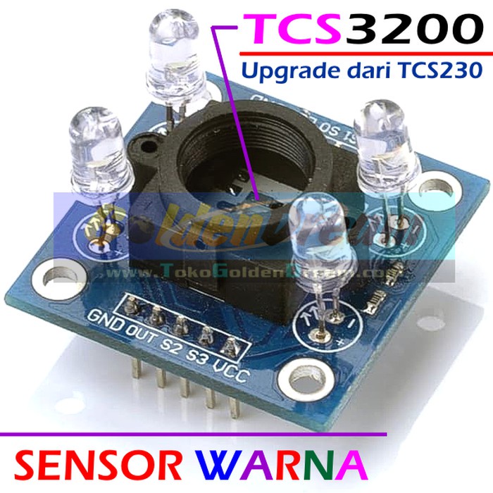 Jual Sensor Warna TCS3200 Color Sensing Module Arduino Upgrade TCS230 RGB | Shopee Indonesia