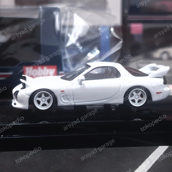Jual Diecast Hobby Japan Mazda RX7 FD3S A Spec White Swap Velg LP27 ...