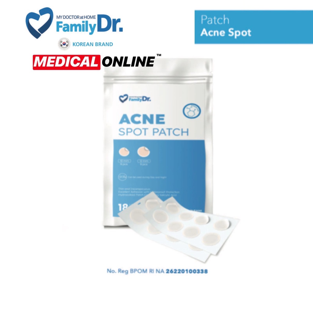 Jual FAMILY DR ACNE SPOT PATCH / PLESTER JERAWAT ACNE PATCH MEDICAL ...