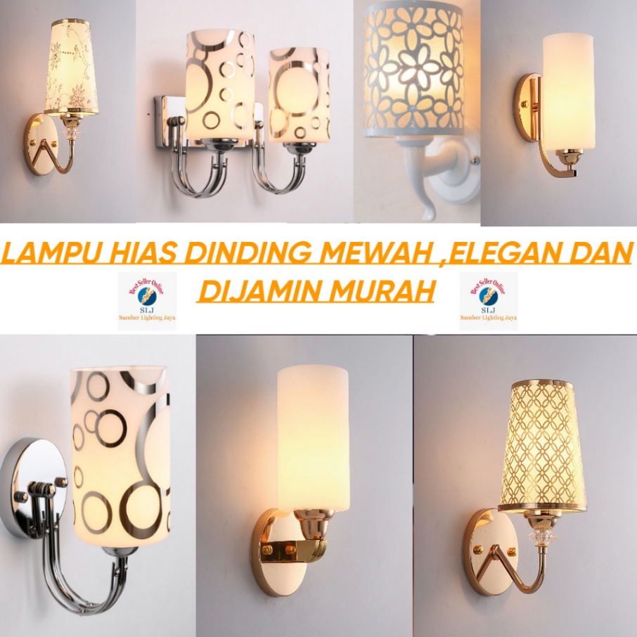 Jual LAMPU HIAS DINDING INDOOR MEWAH / LAMPU DINDING ELEGAN | Shopee ...