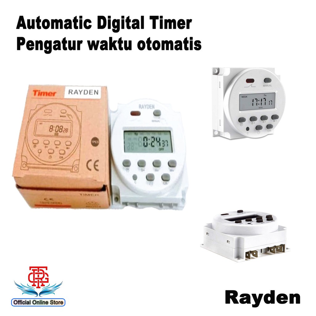 Jual Digital Automatic Timer Listrik Programmable Stop Kontak Saklar